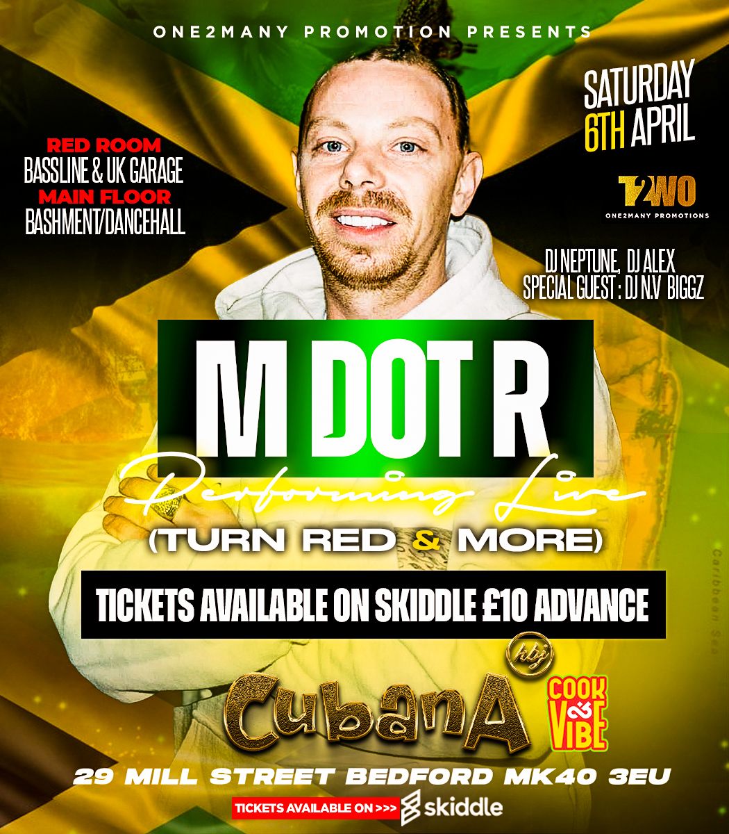 M dot R | Live Performance | Cubana Nightclub | Bedford | Shoobs