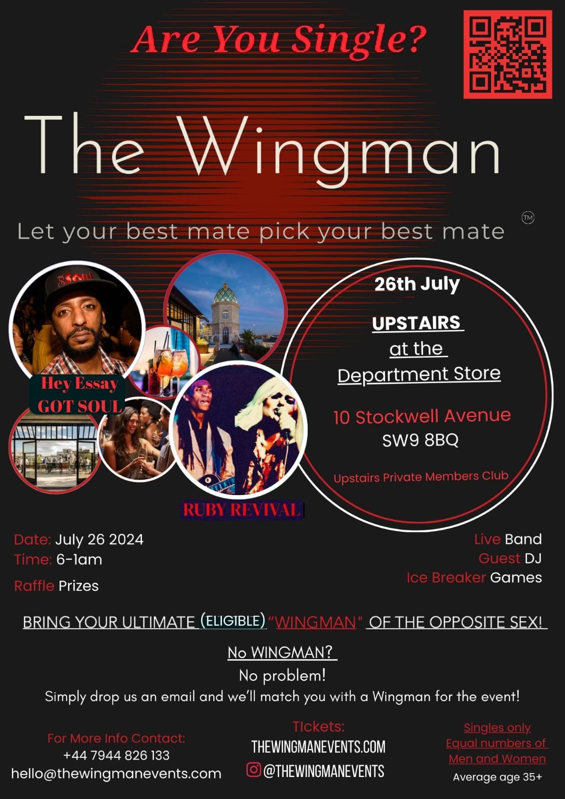 The Wingman - Singles Mixer With A Twist | Shoobs