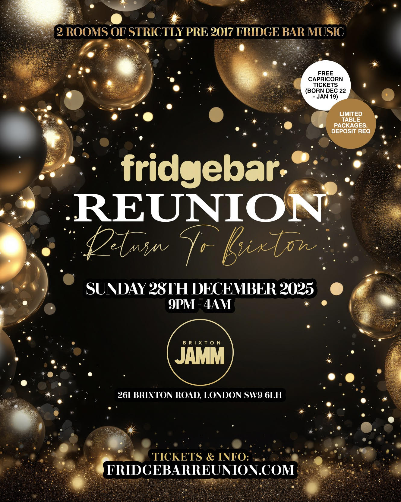 Fridge Bar Reunion [Return To Brixton] | Shoobs